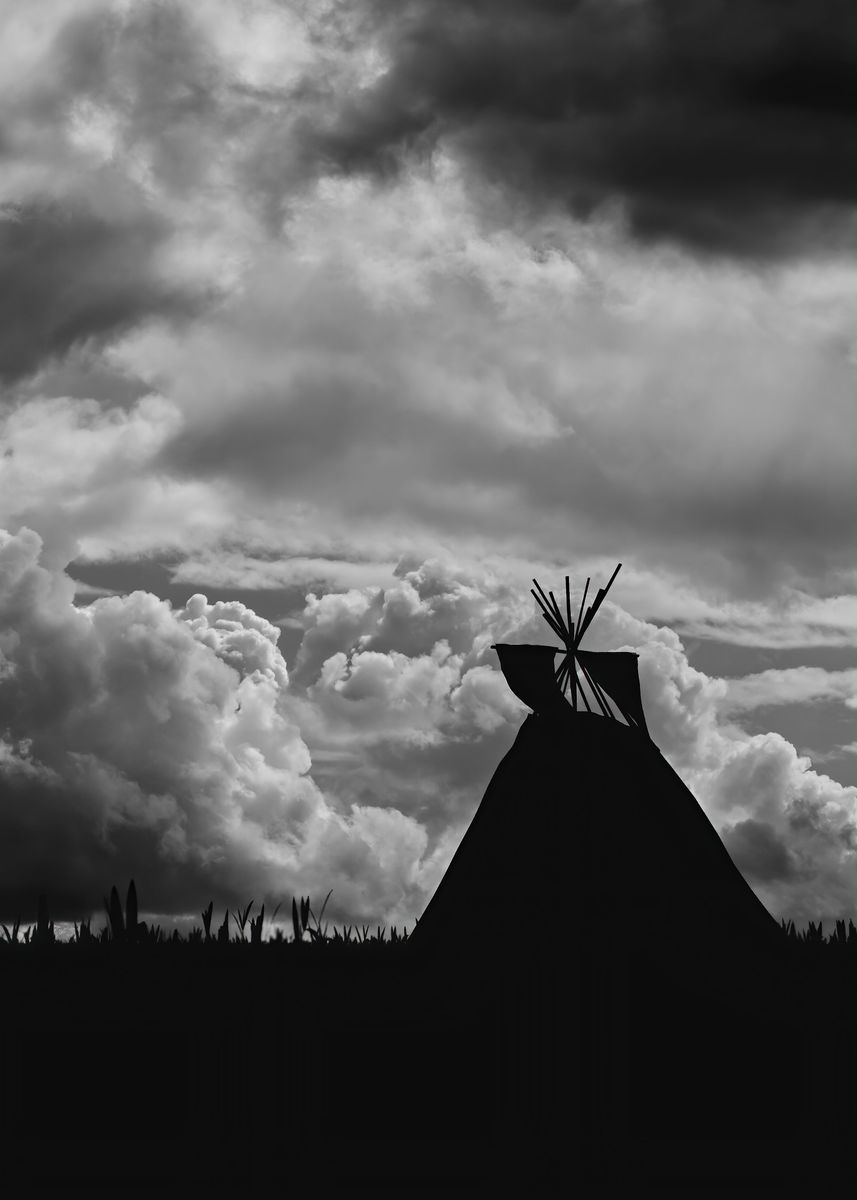 'Living On The Great Plains' Poster, picture, metal print, paint by Bob ...