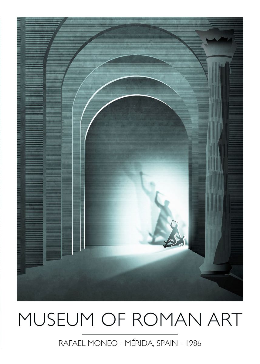 'MUSEUM OF ROMAN ART' Poster, picture, metal print, paint by Neufear ...