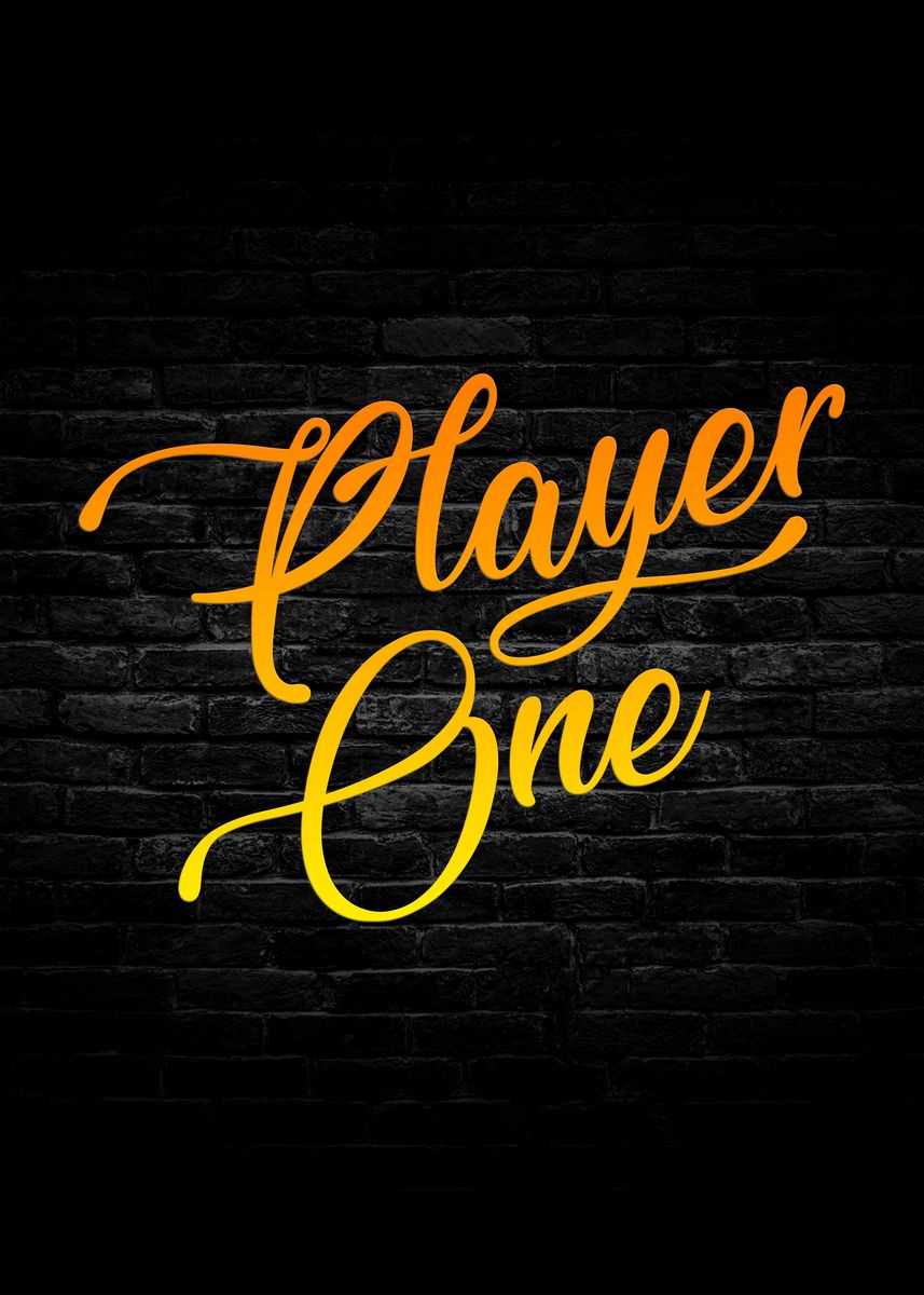 'Player One' Poster by Graphix | Displate