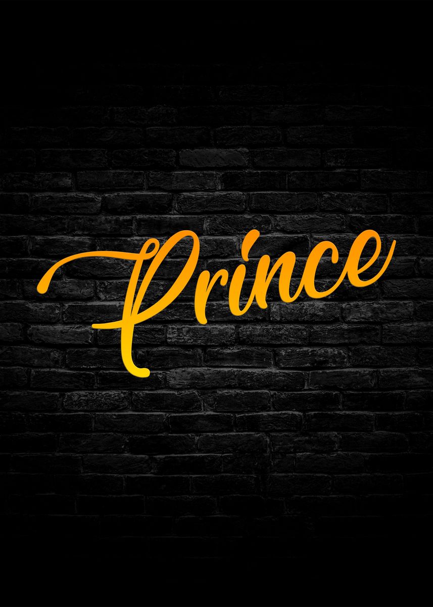'Prince' Poster, picture, metal print, paint by Graphix | Displate