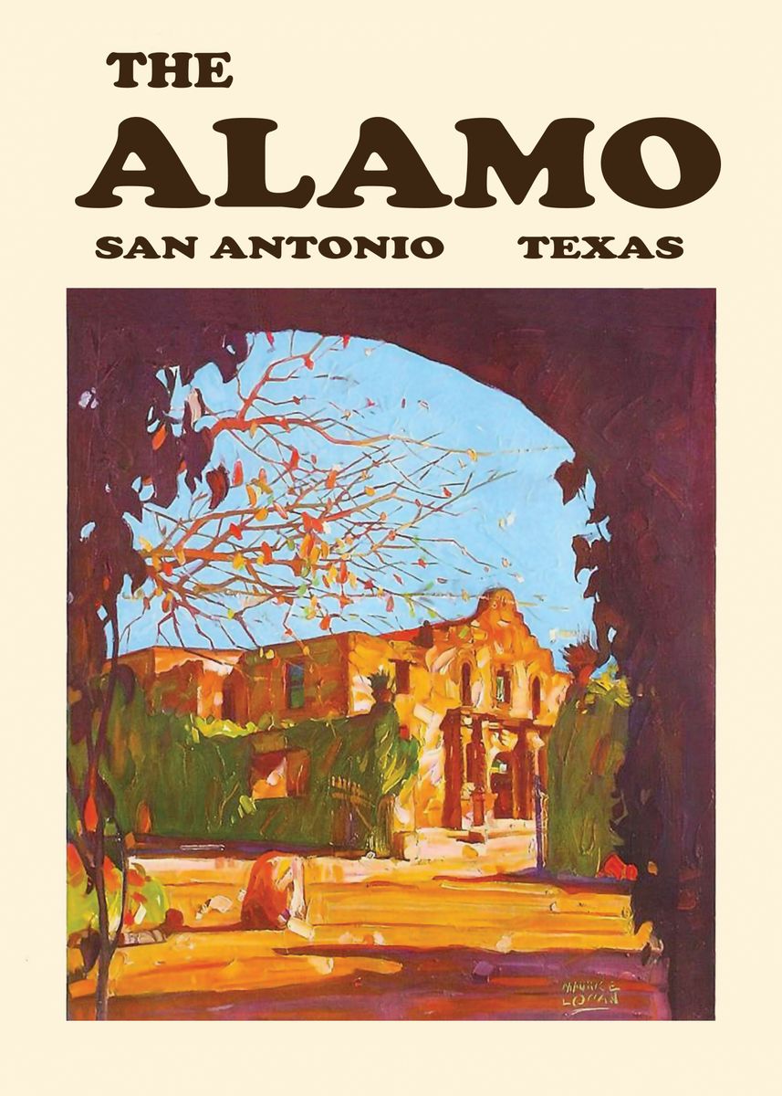 'Alamo' Poster, picture, metal print, paint by Long Shot | Displate