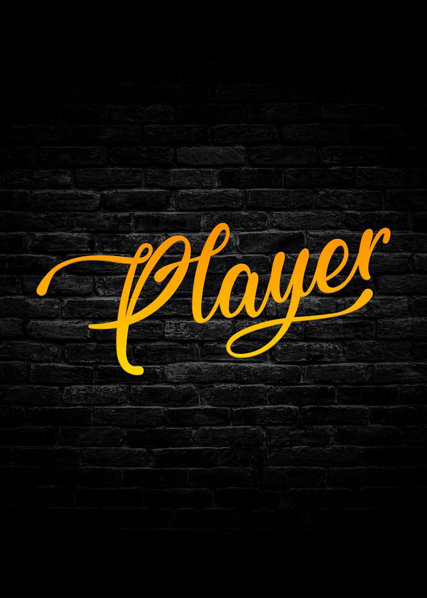 'Player' Poster by Graphix | Displate