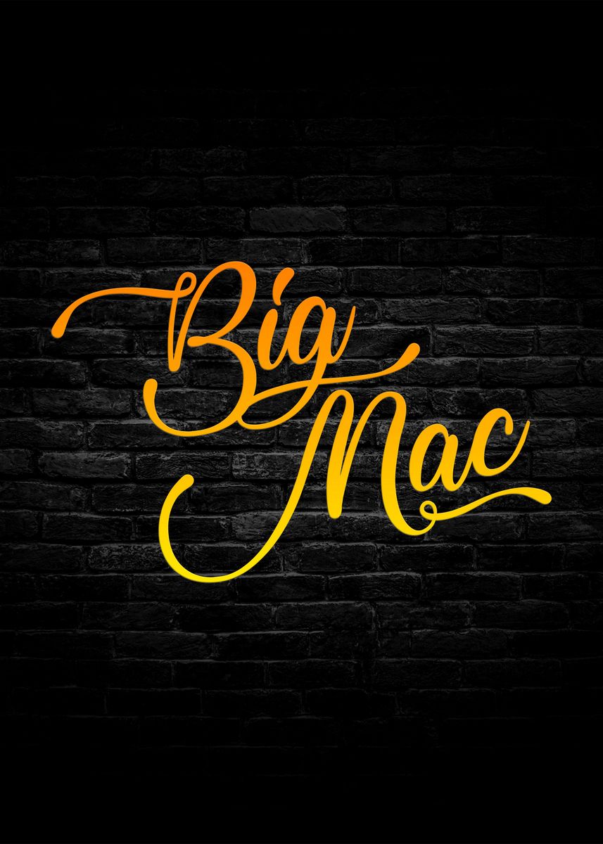'Big Mac' Poster, picture, metal print, paint by Graphix | Displate