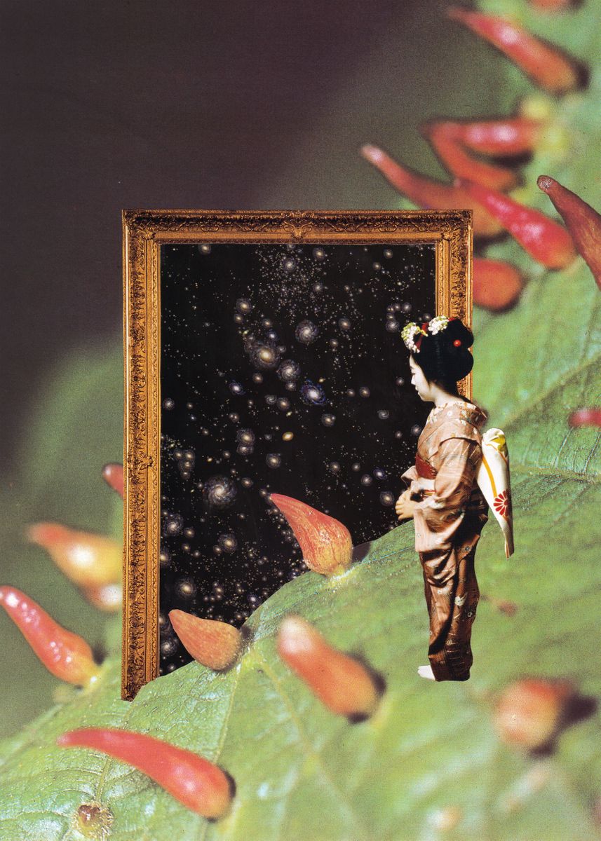 'Cosmology [collage]' Poster, picture, metal print, paint by Lerson ...