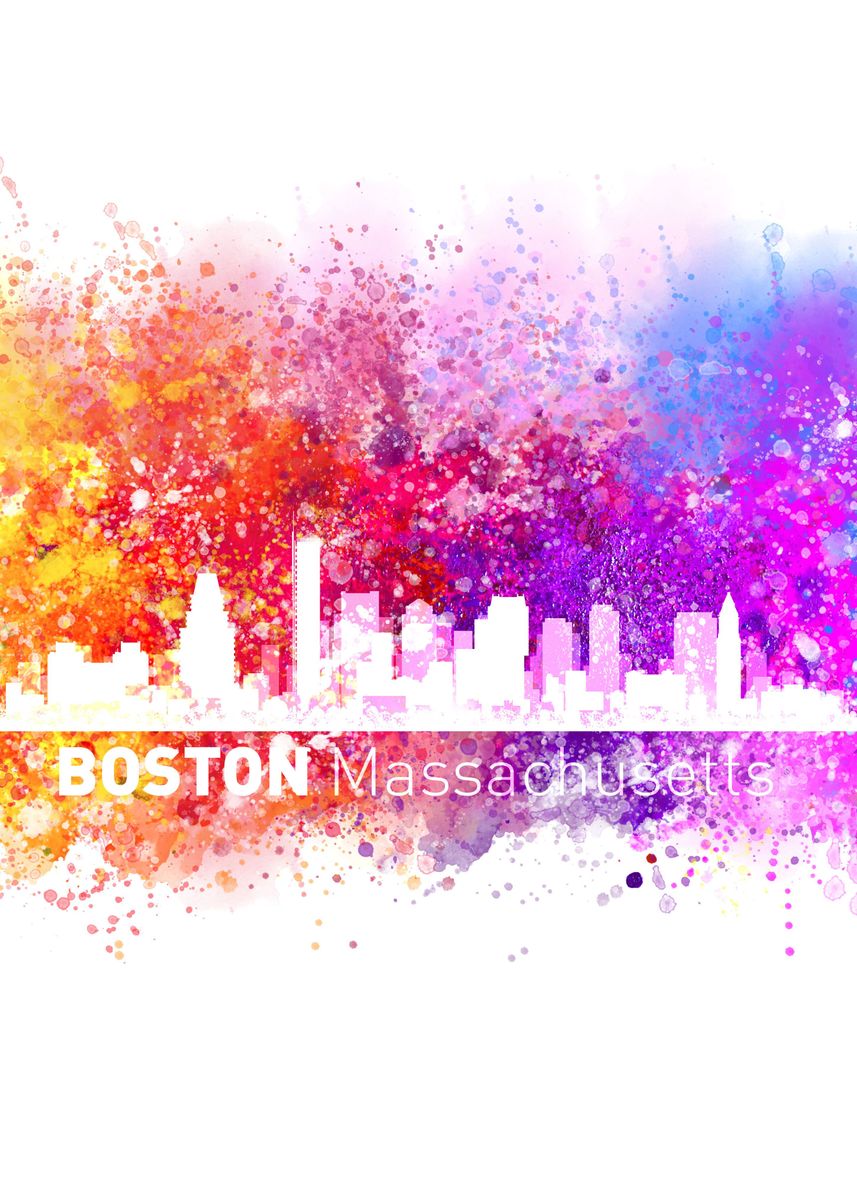 'boston' Poster, picture, metal print, paint by Project X Project X ...