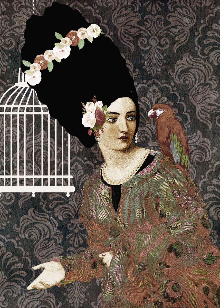 'Helena ' Poster, picture, metal print, paint by Michal Eyal | Displate