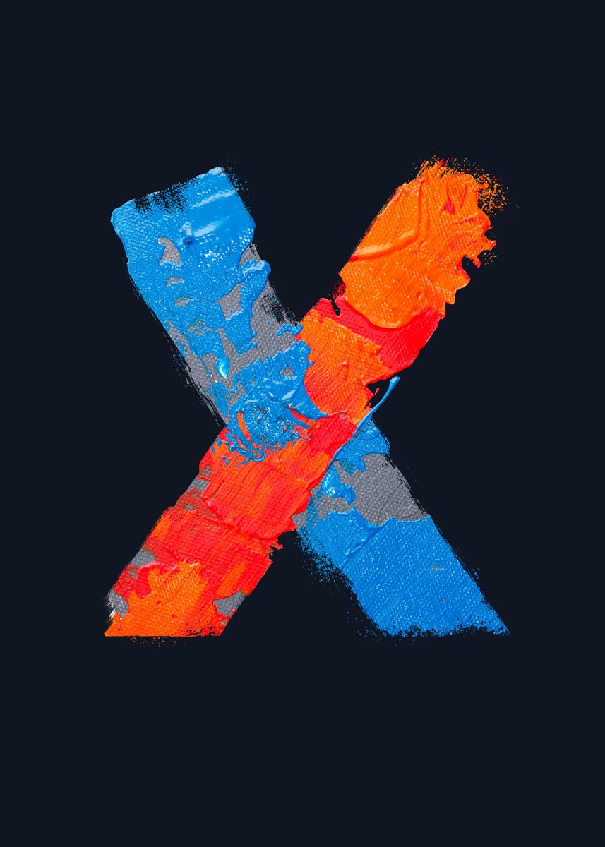 'Letter X' Poster by Peter Green | Displate
