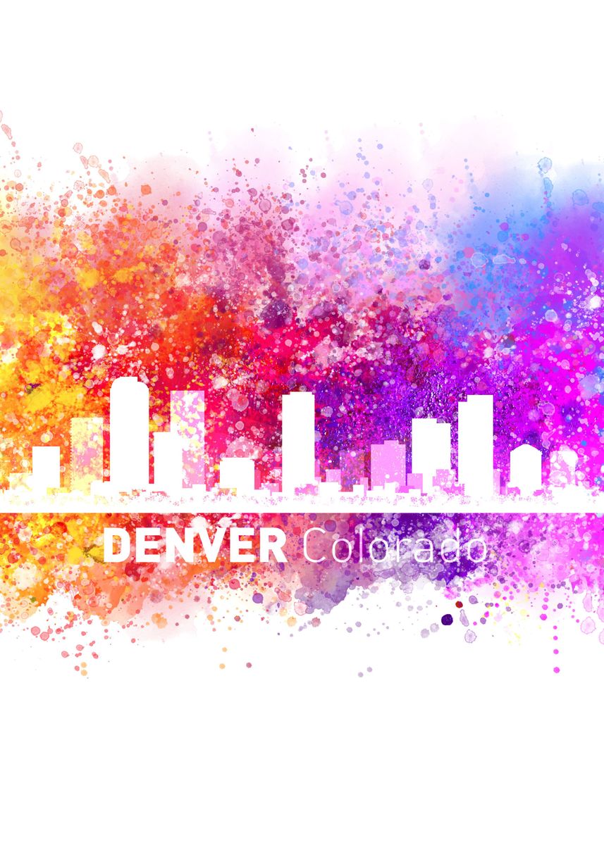 'denver' Poster, picture, metal print, paint by Project X | Displate