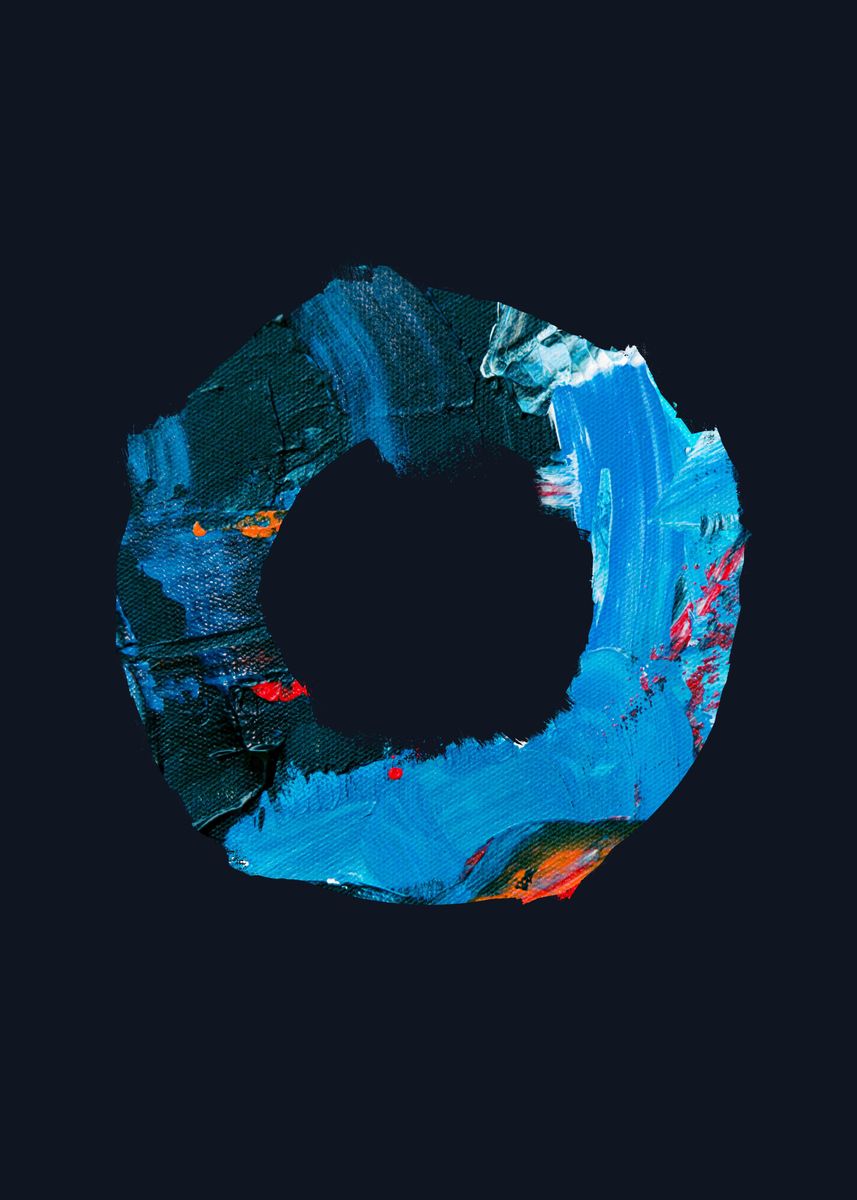 'Letter O' Poster, picture, metal print, paint by Peter Green | Displate