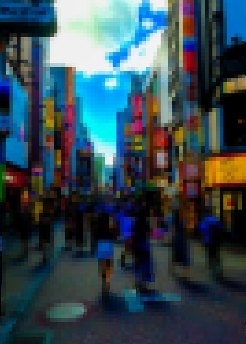 'Pixelled Life' Poster by Alex | Displate