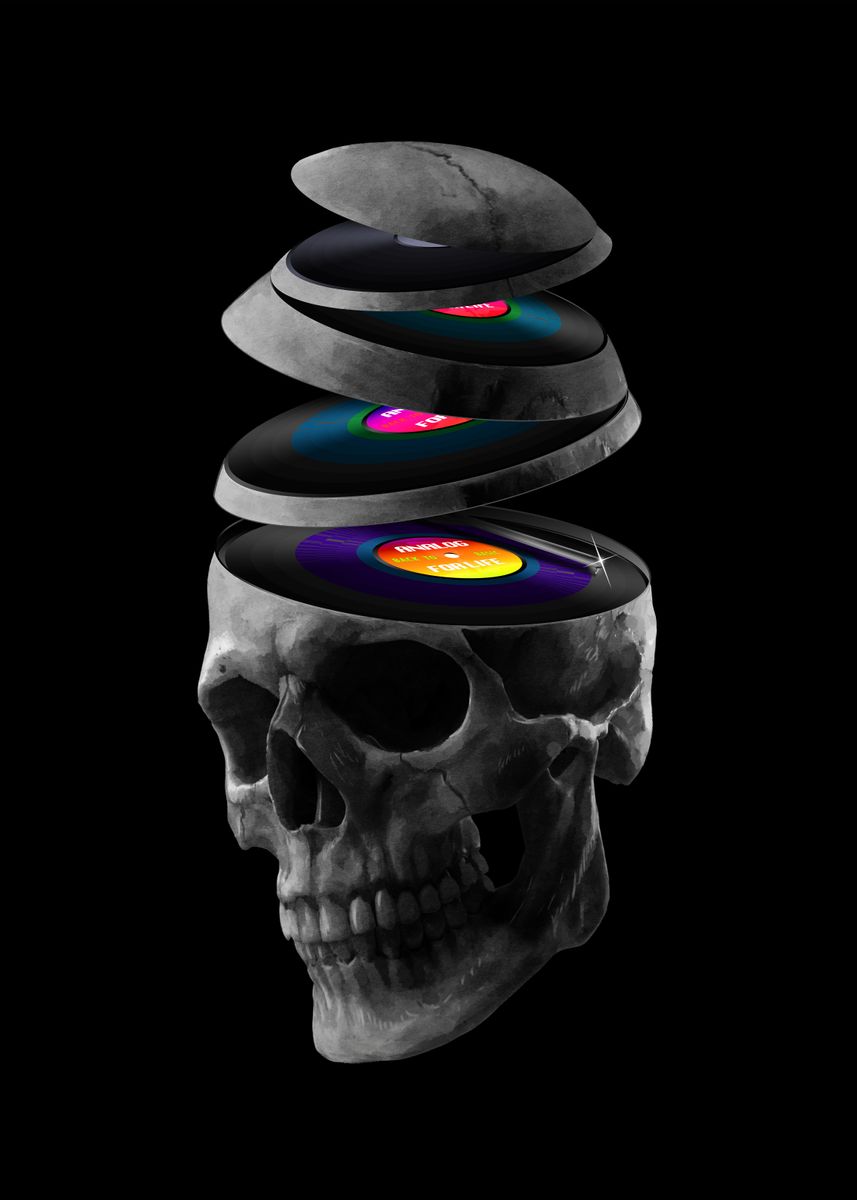 'Dead Records' Poster by Nicebleed | Displate