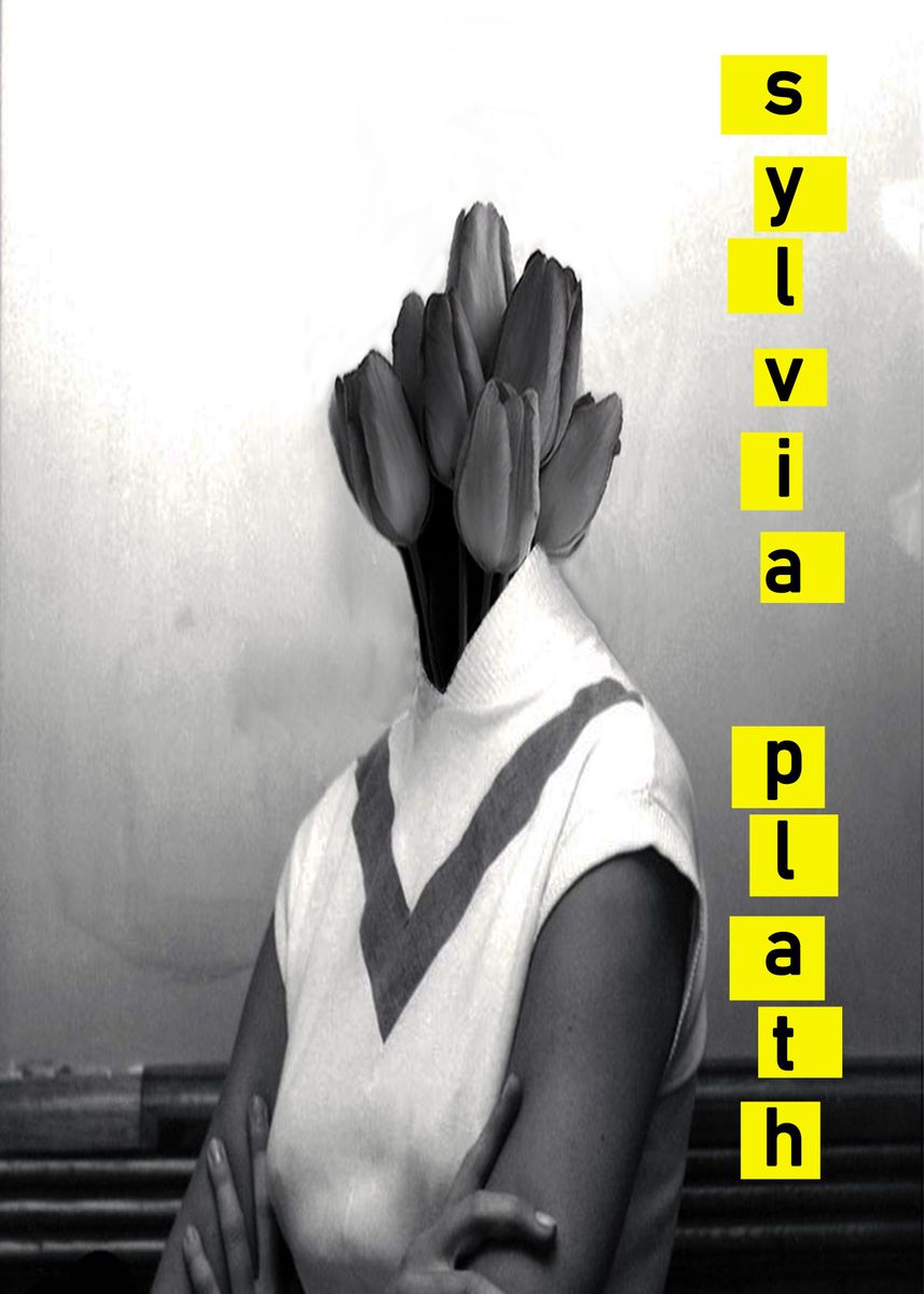 'Plath' Poster, picture, metal print, paint by Miskarcosa | Displate