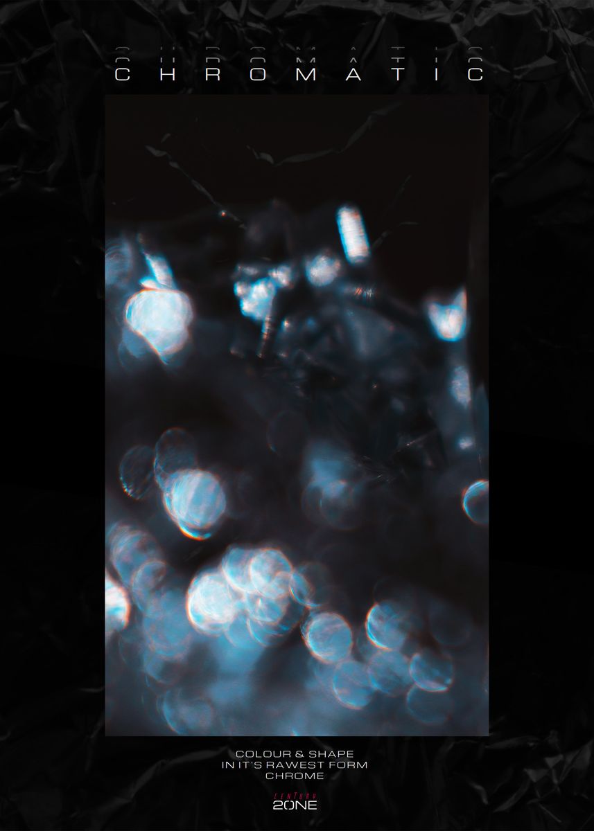 'Chromatic Art 3' Poster by Camden Twyla | Displate