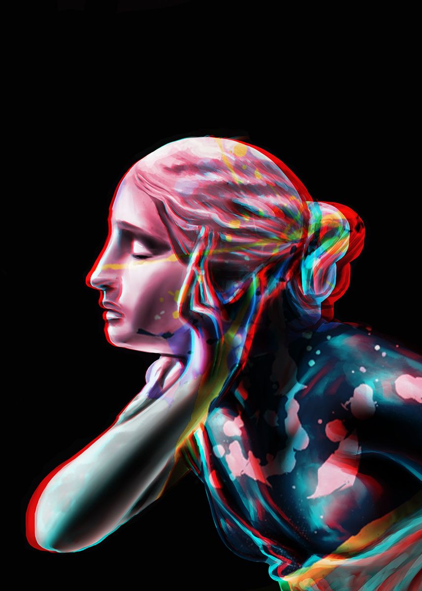 'Abstract statue' Poster by malena lew | Displate