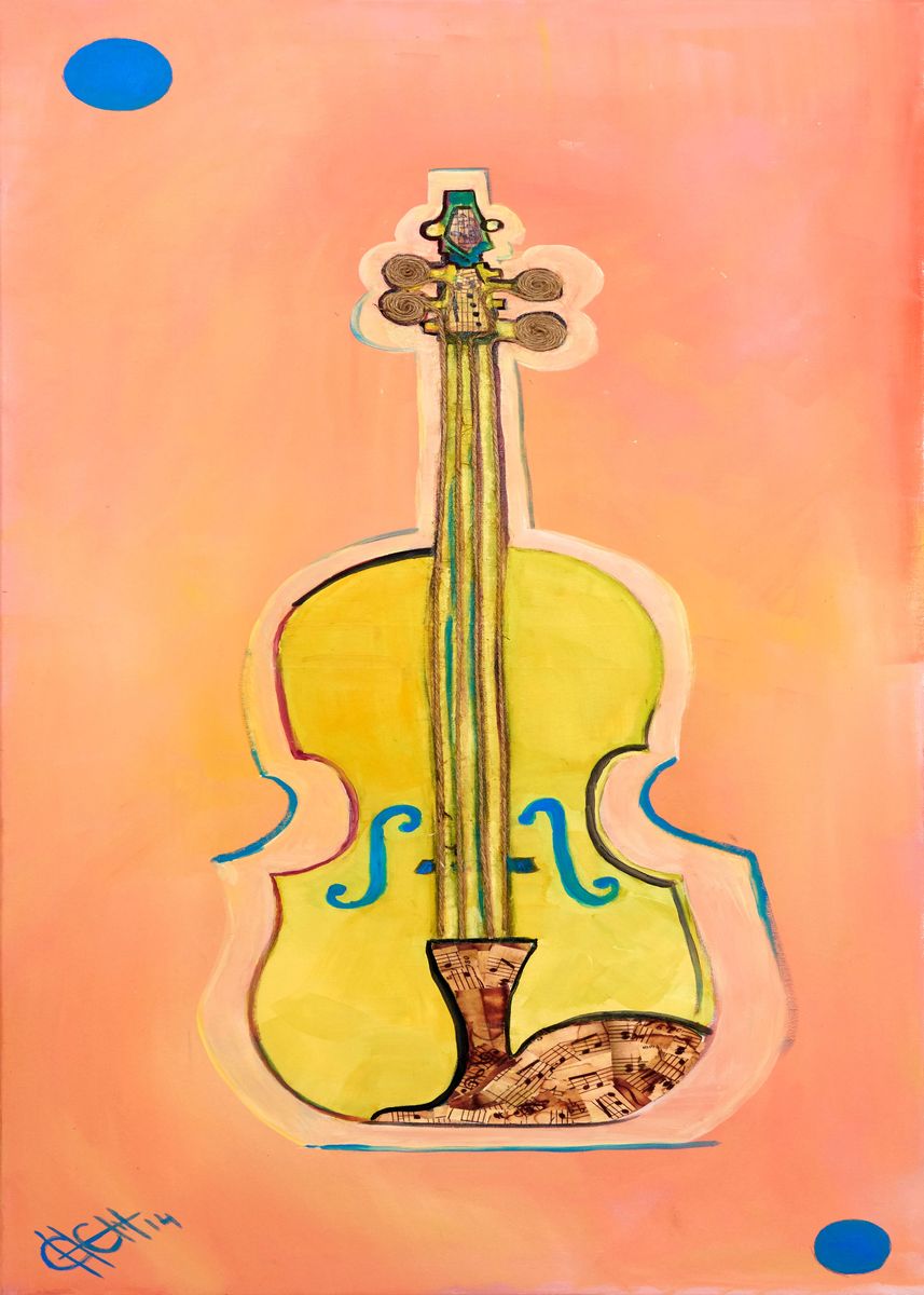 'Viola' Poster, picture, metal print, paint by Snezhanka Zheleva | Displate