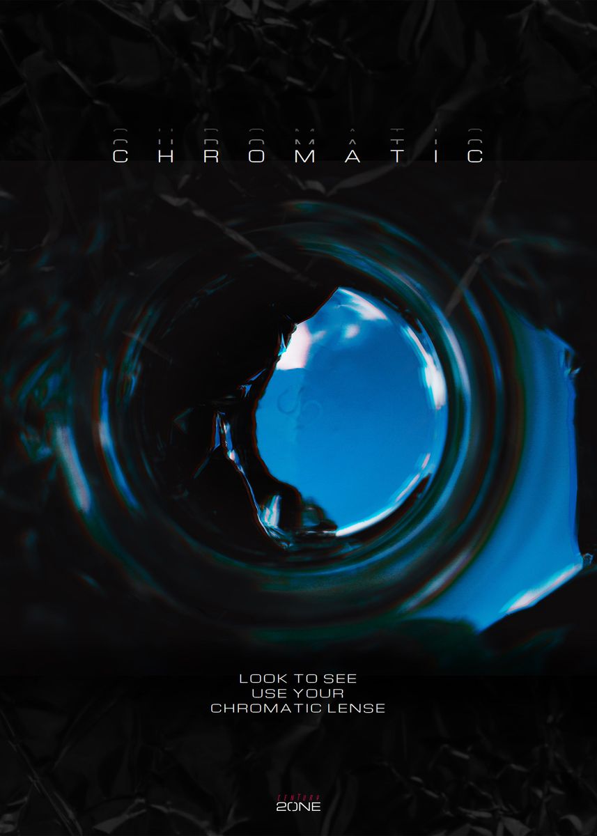 'Chromatic Art 2' Poster, picture, metal print, paint by Camden Twyla ...