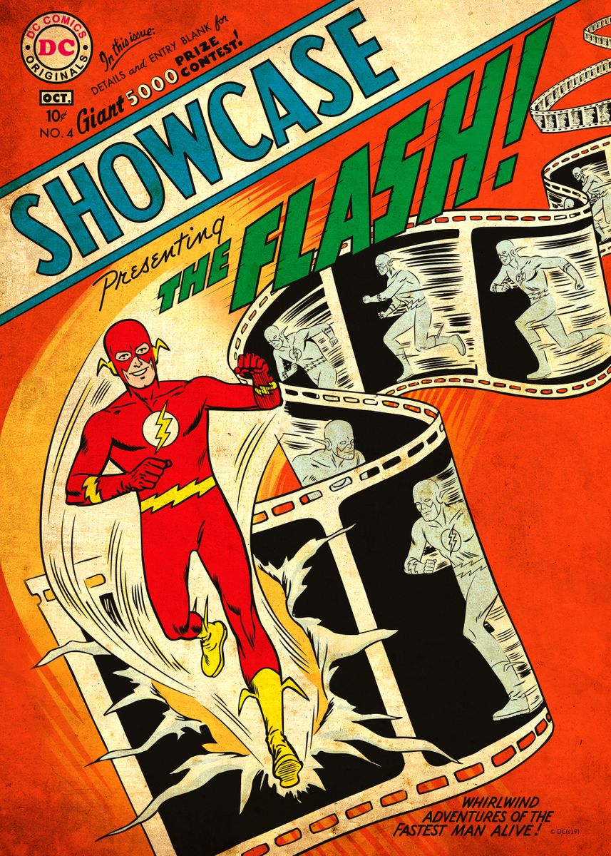'Showcase Flash by Carmine Infantino' Poster, picture, metal print ...