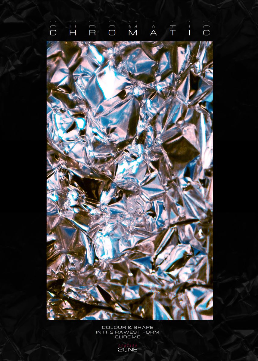 'Chromatic Art 1' Poster by Camden Twyla | Displate