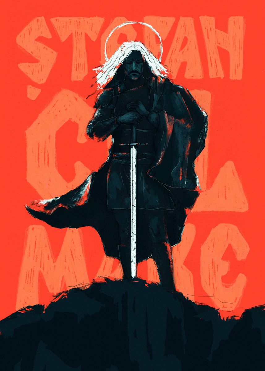 'Holy Warrior' Poster, picture, metal print, paint by Eugen Papen ...