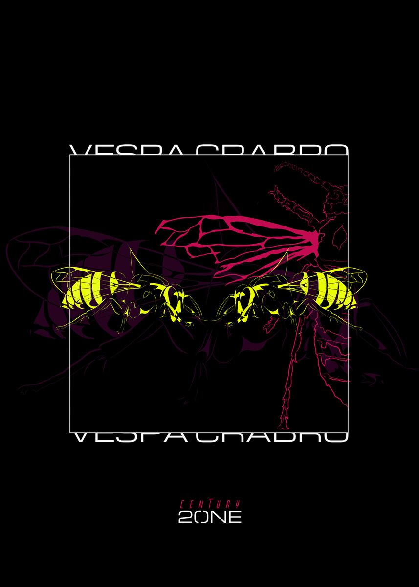 'Vespa Crabro' Poster by Camden Twyla | Displate