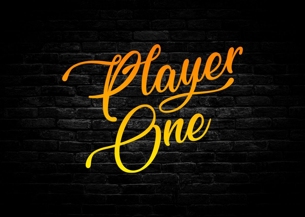 'Player One' Poster by Graphix | Displate