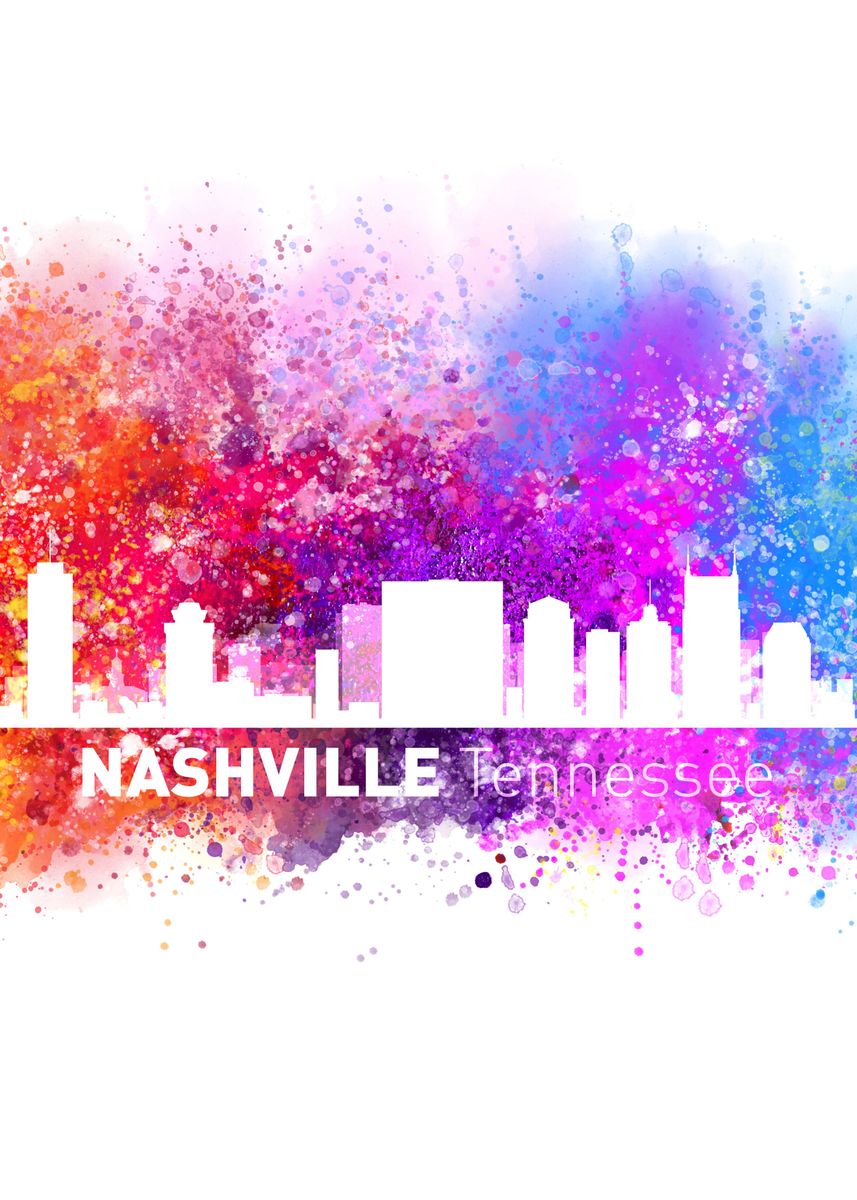 'nashville' Poster, picture, metal print, paint by Project X Project X ...