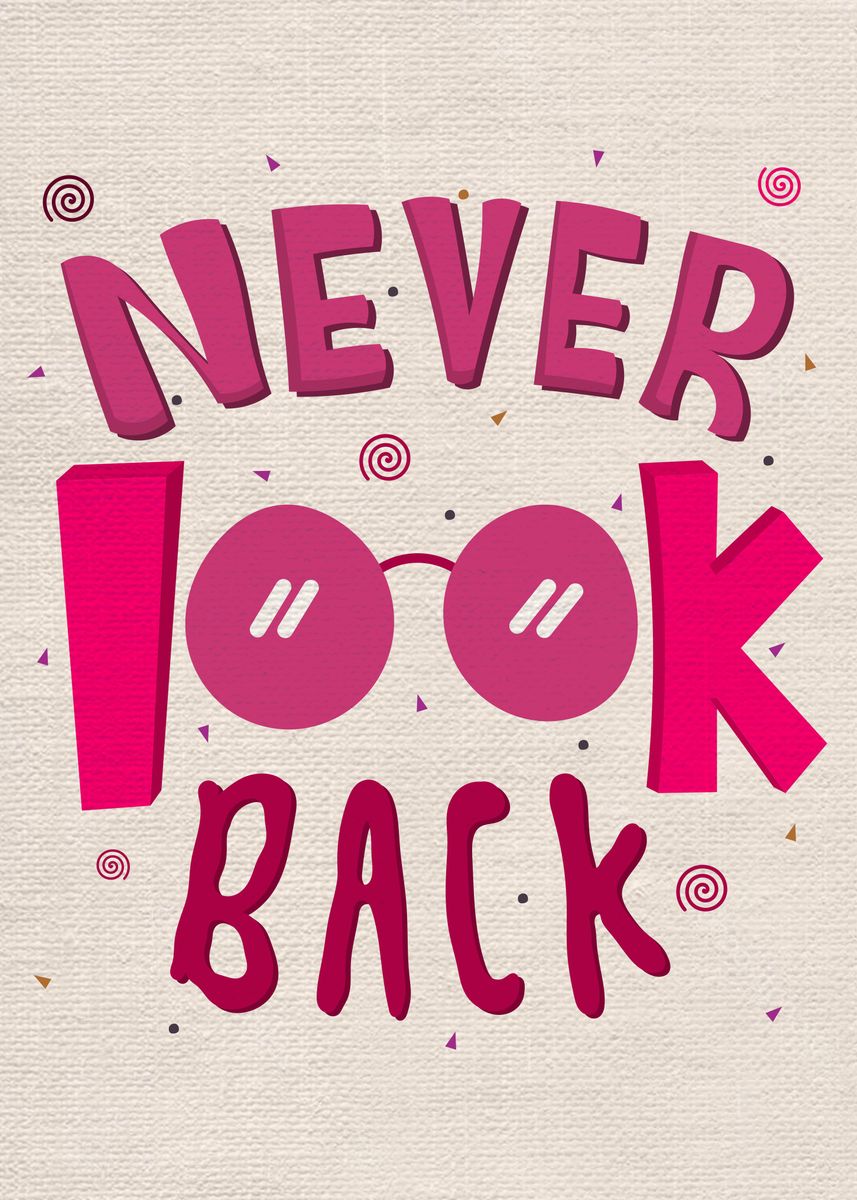'Never look back' Poster by Yurika Harumiya | Displate