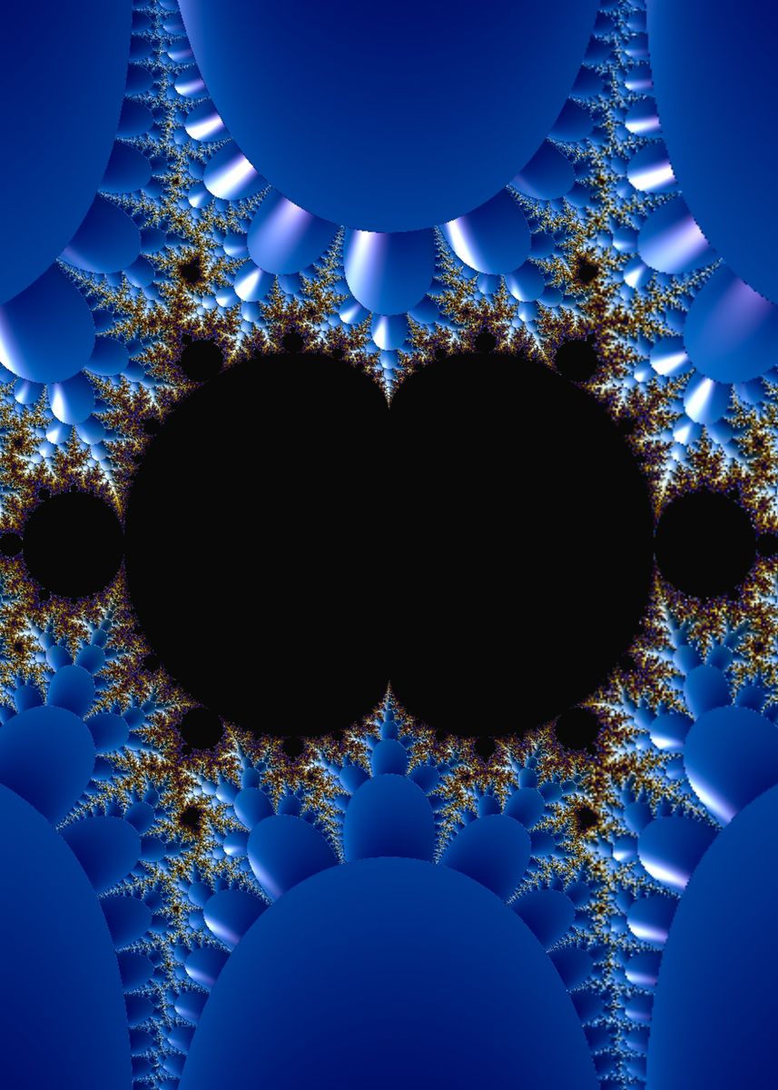 'Fractal Form J' Poster, picture, metal print, paint by Emily Pigou Art ...