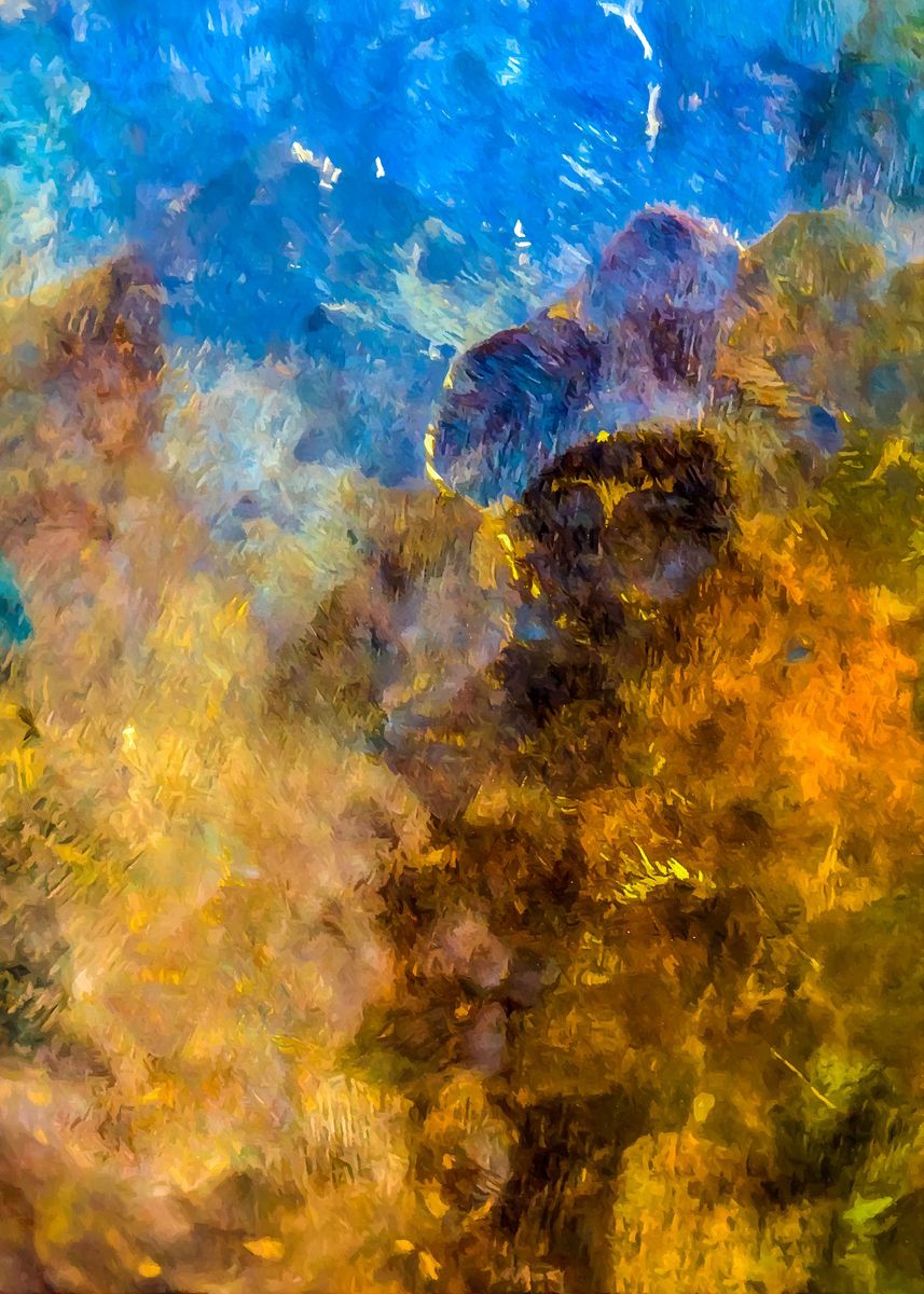 'Copper Plate Reflections' Poster by Art Ofphotos | Displate