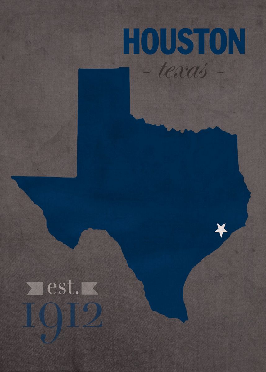 'Rice University' Poster, picture, metal print, paint by Design ...