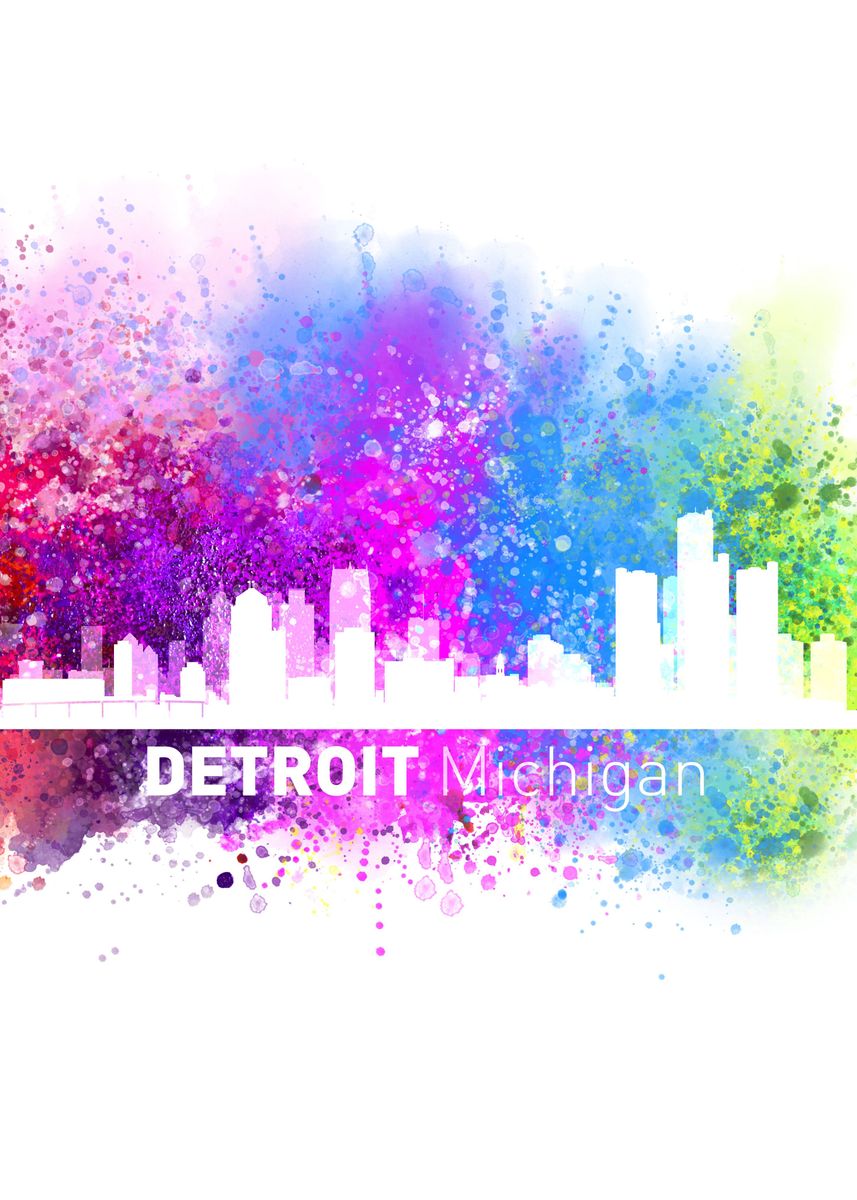 'detroit' Poster, picture, metal print, paint by Project X Project X ...