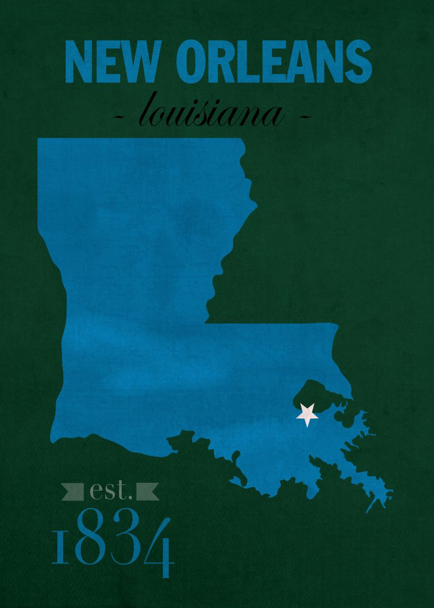 'Tulane University College' Poster, picture, metal print, paint by ...