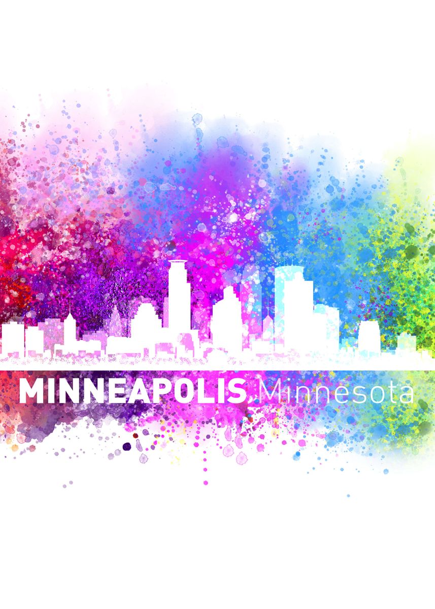 'minneapolis' Poster by Project X | Displate