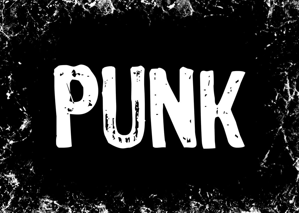'Punk' Poster by Emily Pigou Art | Displate