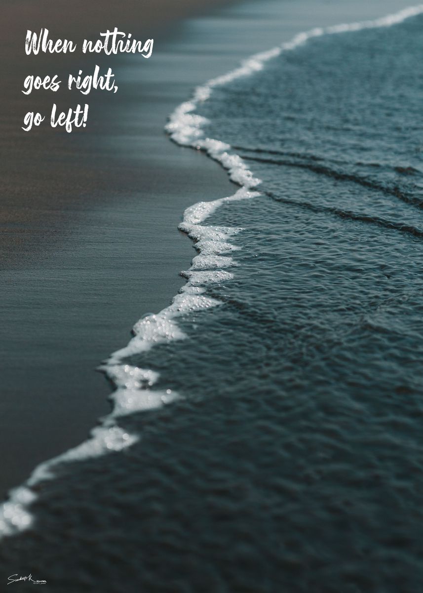 'Go Left' Poster by Sundeep Kumar | Displate