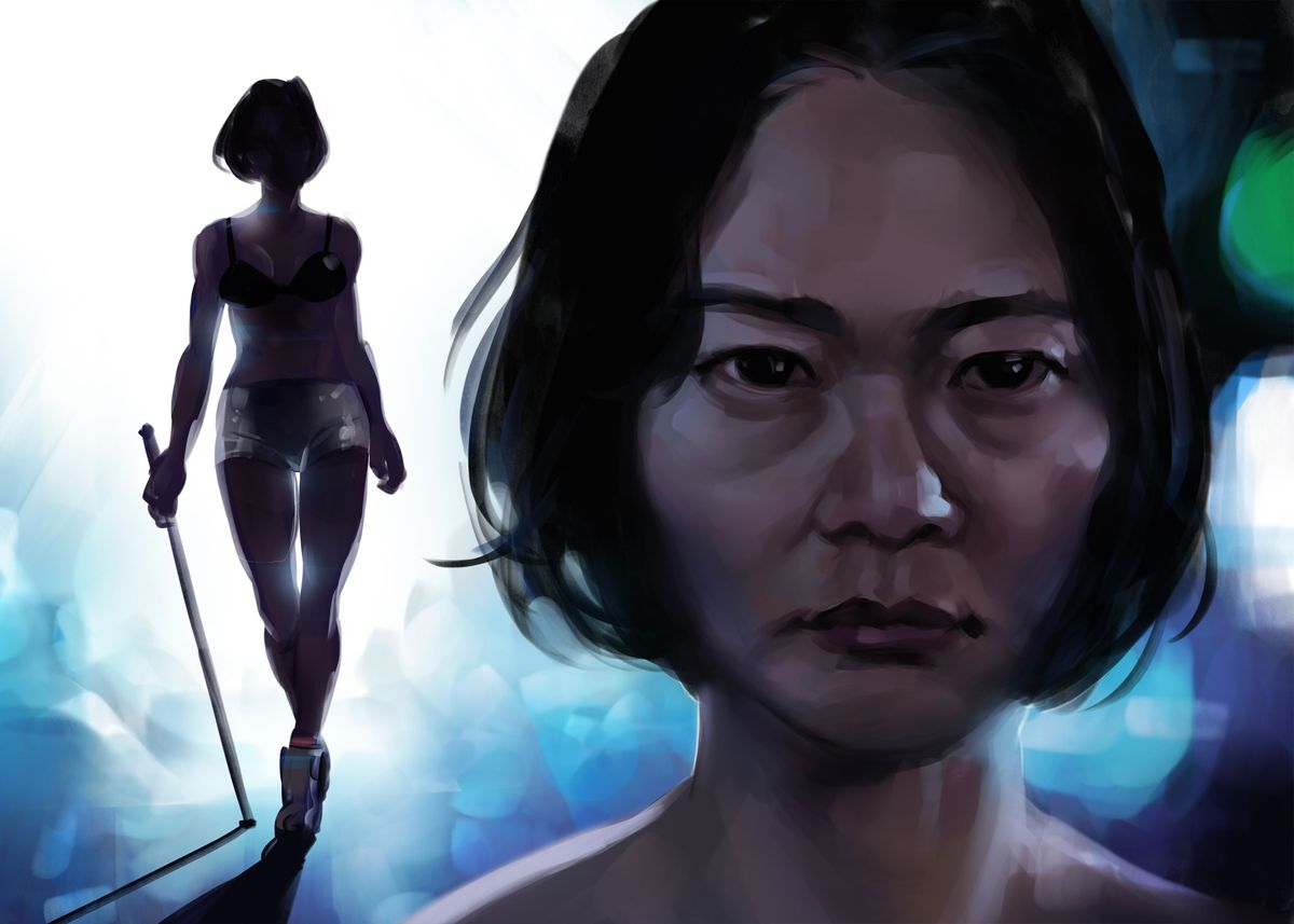 'Sun Bak' Poster by Benali Amine | Displate