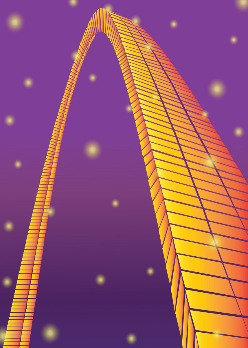 'Gateway Arch' Poster by CheetasIllustration | Displate