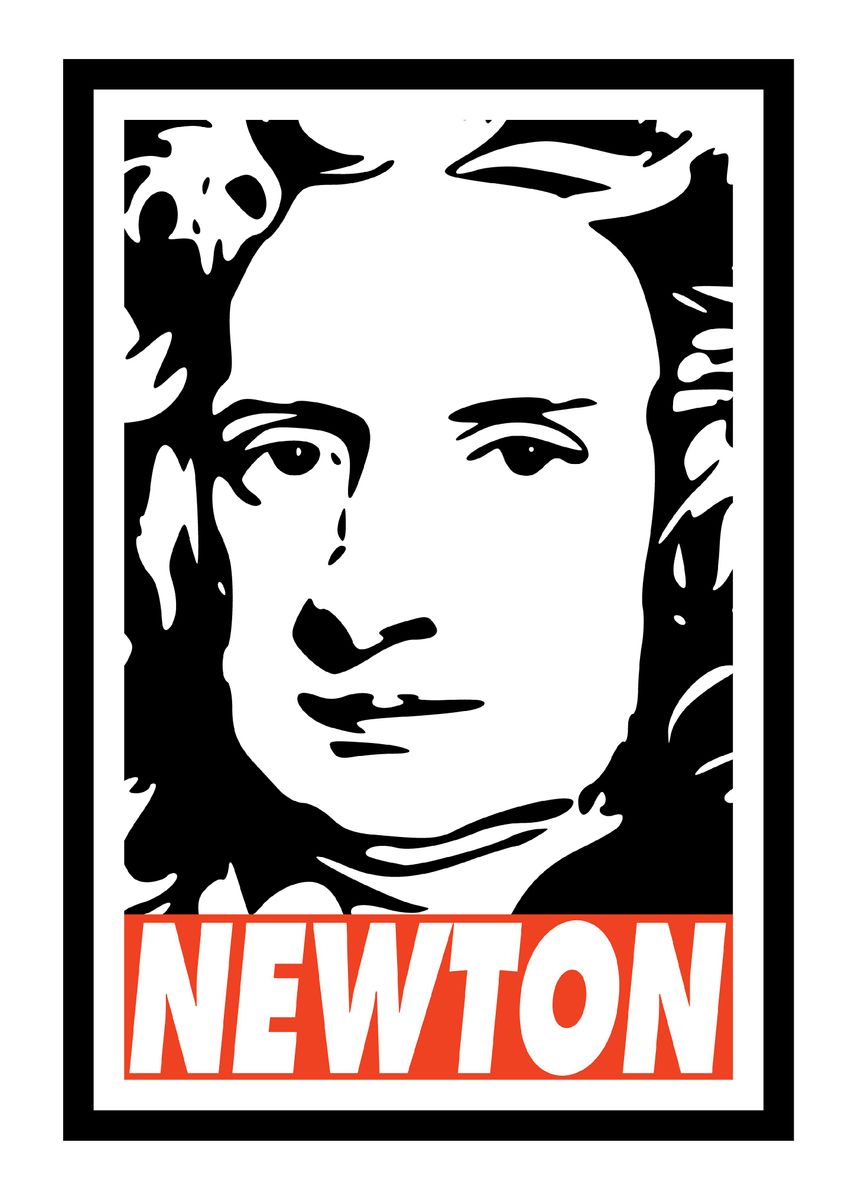 'Isaac Newton ' Poster by Filip Hellman | Displate