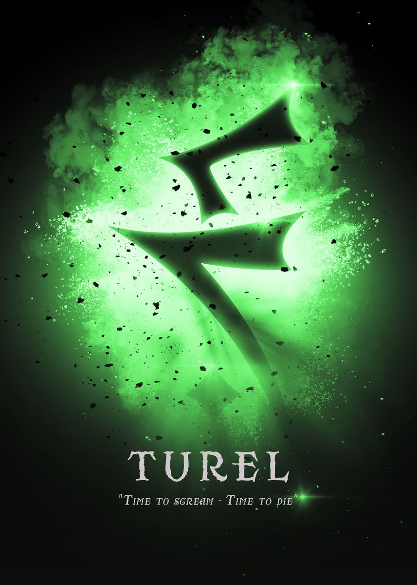 'Turel' Poster, picture, metal print, paint by Royston Malcomber | Displate