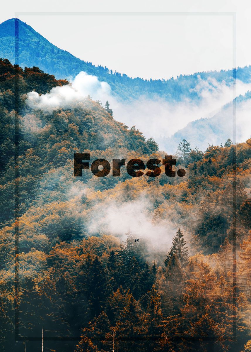 'Forest' Poster by MXRTN DESIGNS | Displate