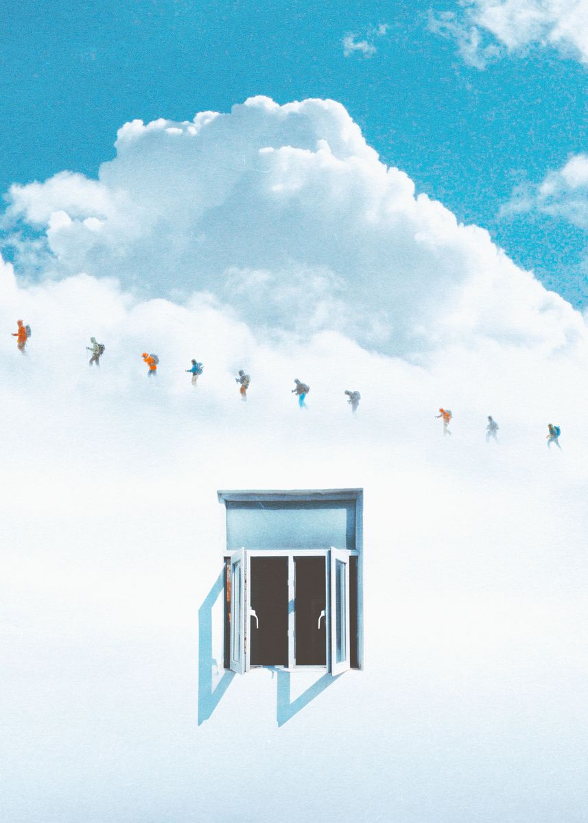 'Window Climbing' Poster by intonointus | Displate