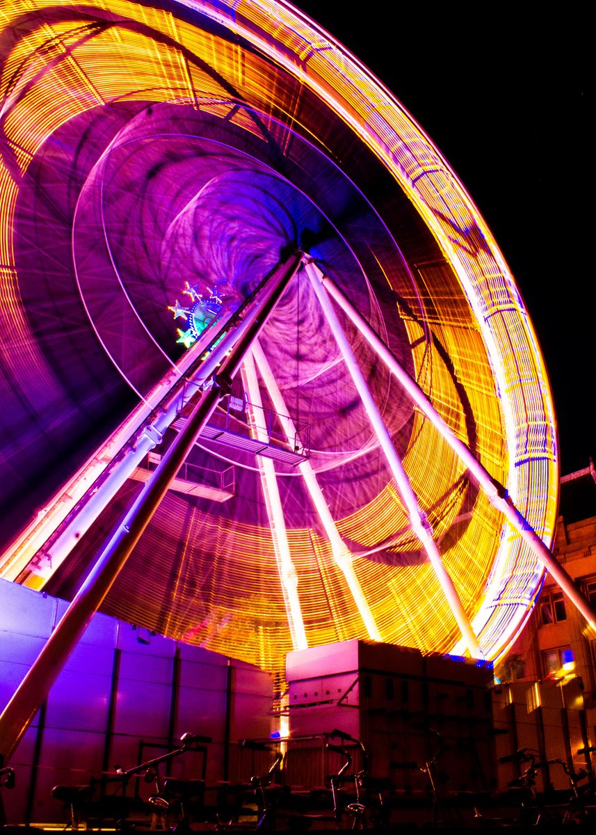 'Infinity Wheel' Poster, picture, metal print, paint by Wayne Wachira ...