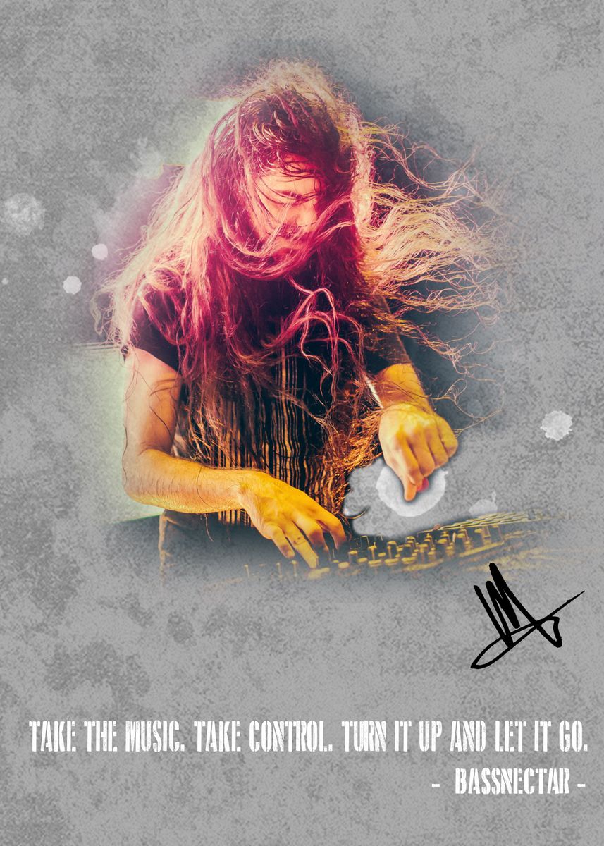 'Bassnectar Canvas' Poster, picture, metal print, paint by Abbott ...