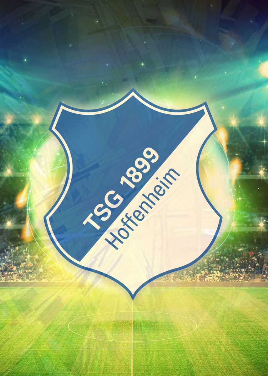 'TSG Hoffenheim 1899' Poster, picture, metal print, paint by The ...