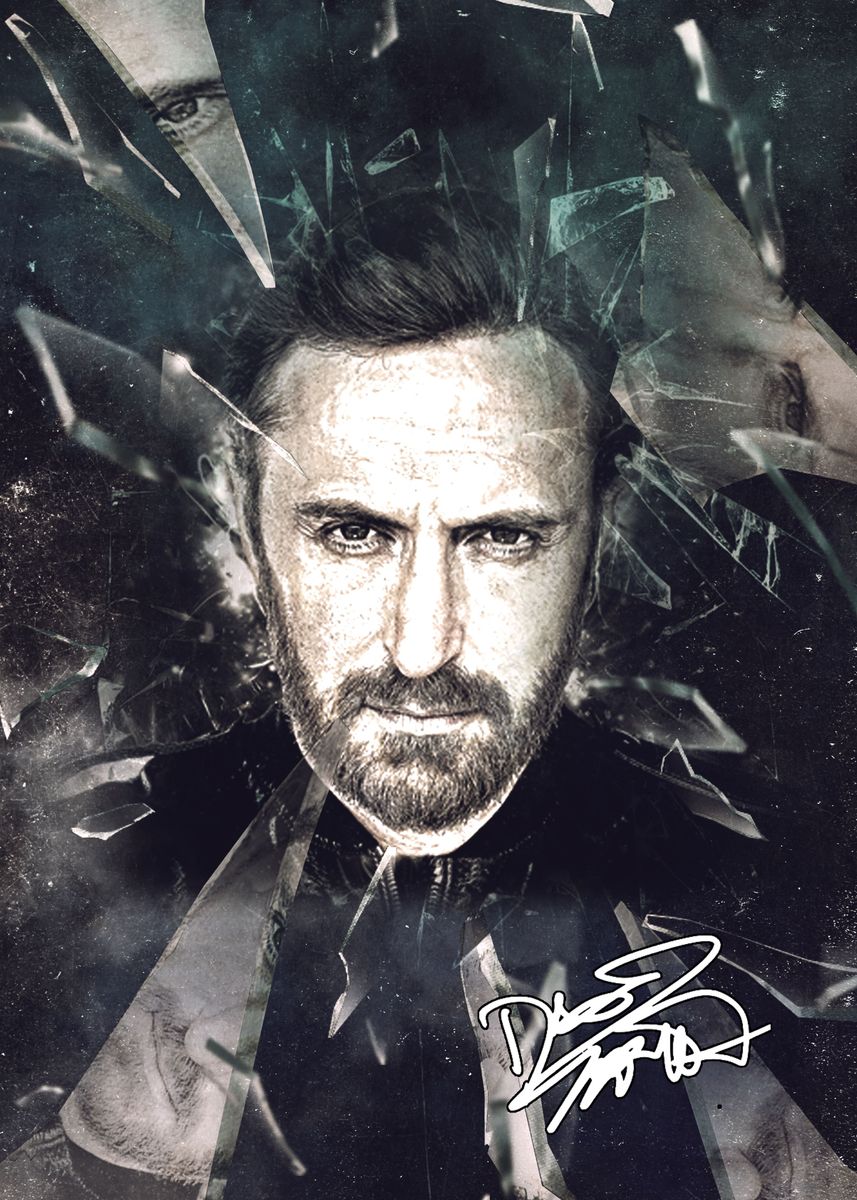 'David Guetta Canvas ' Poster, picture, metal print, paint by Abbott ...