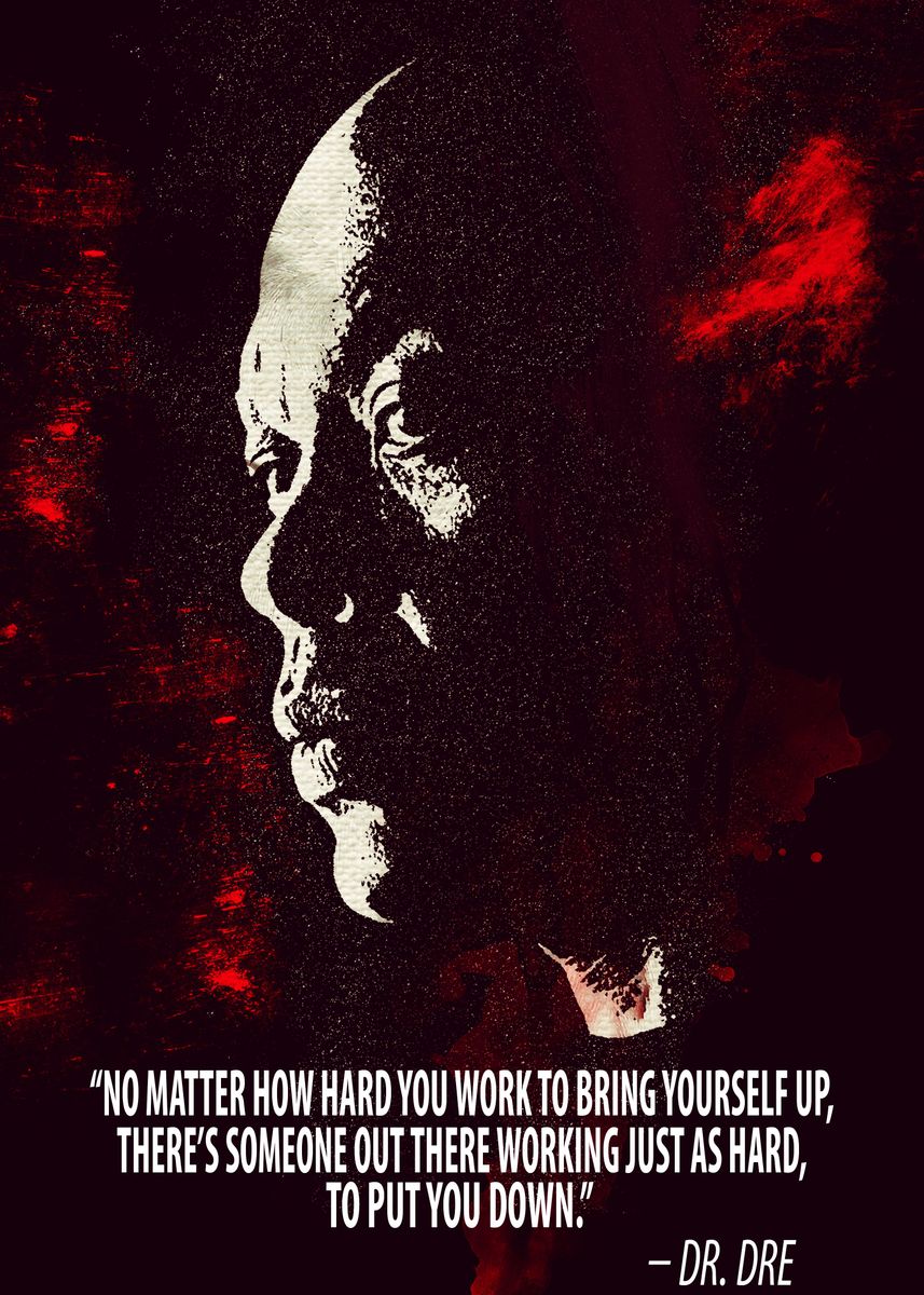 'Dr Dre' Poster, picture, metal print, paint by ru ke | Displate