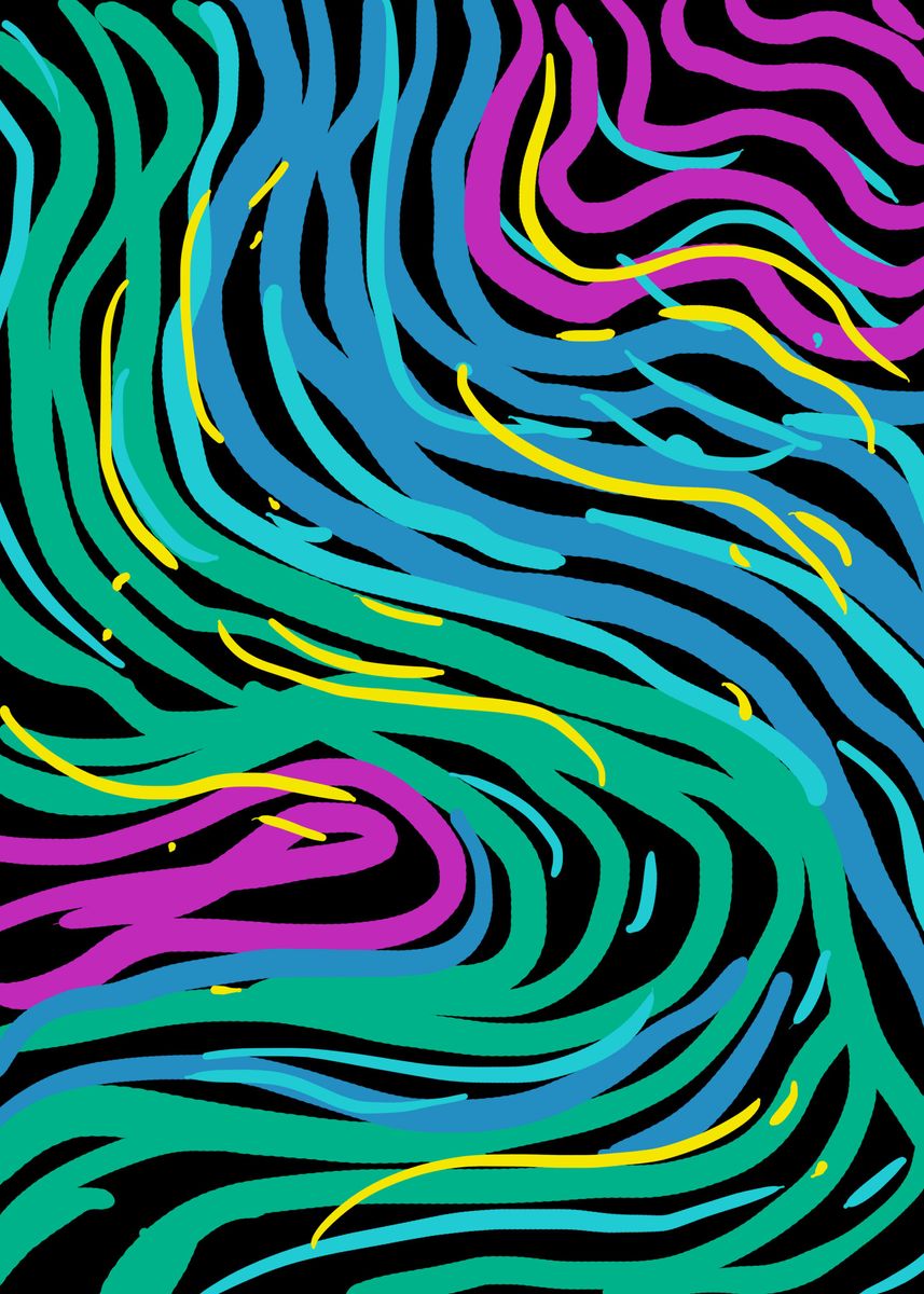 'Weird Line' Poster by Badack Nugraha | Displate