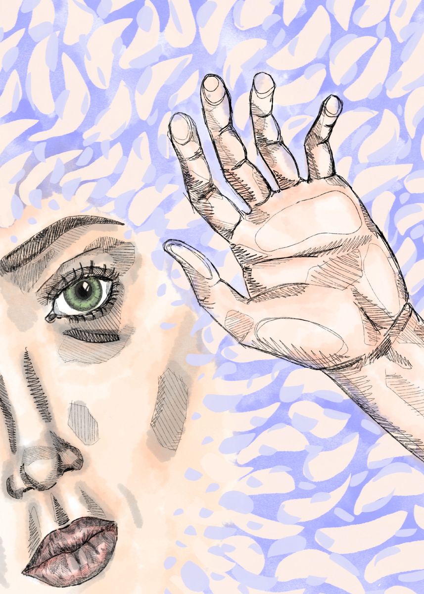 'Break down ' Poster, picture, metal print, paint by Dna Draw | Displate