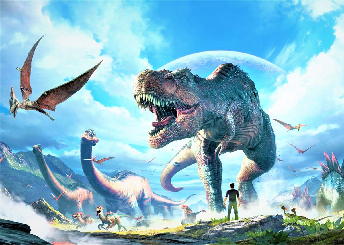 'World of ARK' Poster by Gabriel Auger leblanc | Displate