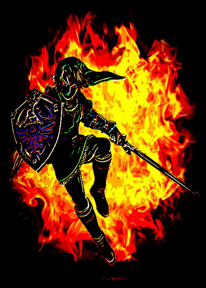 'Legendary Warrior' Poster, picture, metal print, paint by ANDRE MCKAY ...